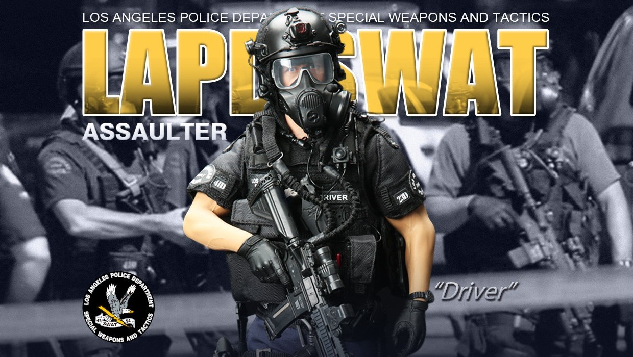 DID发售洛城特警LAPD SWAT兵人 - 拆盒