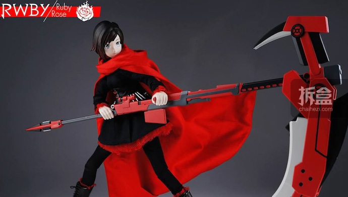 Threezero推出《RWBY》12寸可动人偶第一弹：Ruby Rose - 拆盒