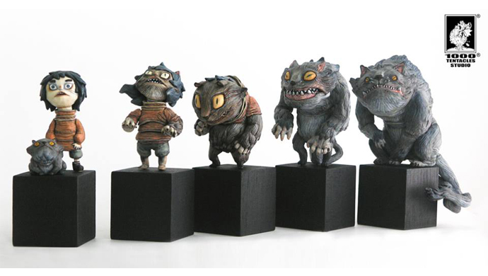 【1000Tentacles】Missing Link异变系列第二弹：猫女 雕塑组 - 拆盒