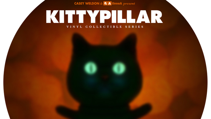 3A TOYS x 美国艺术家CASEY WELDON：KITTYPILLAR将于10月31日开订 - 拆盒