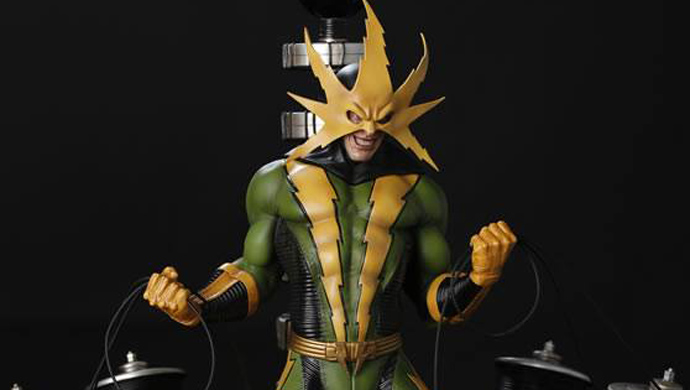 XM Studios漫威反派电王（Electro）1:4比例雕像 将于10月21日开订 - 拆盒
