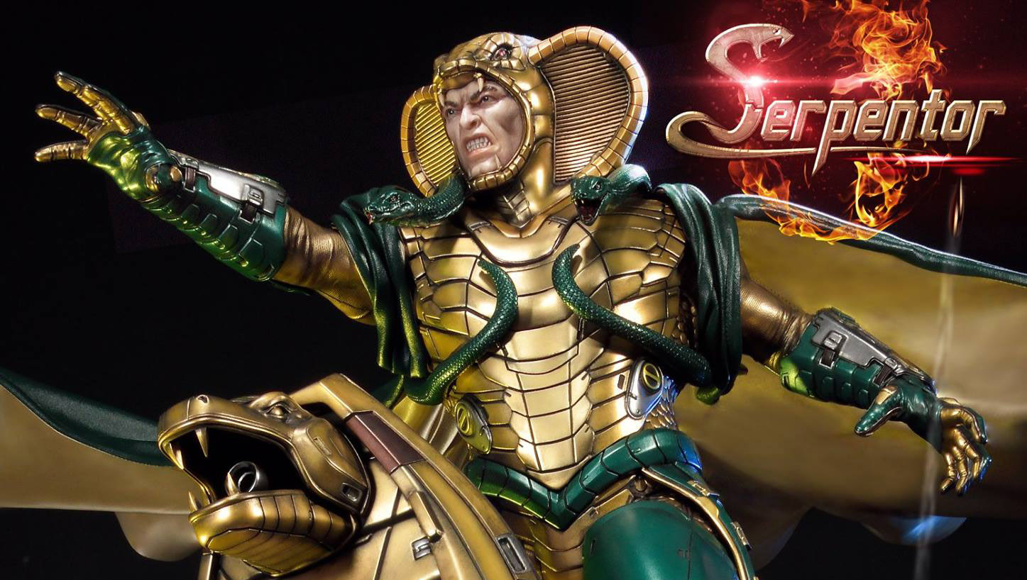 Prime 1 Studio G.I. JOE特种部队 蛇王Serpentor 32寸雕像 - 拆盒