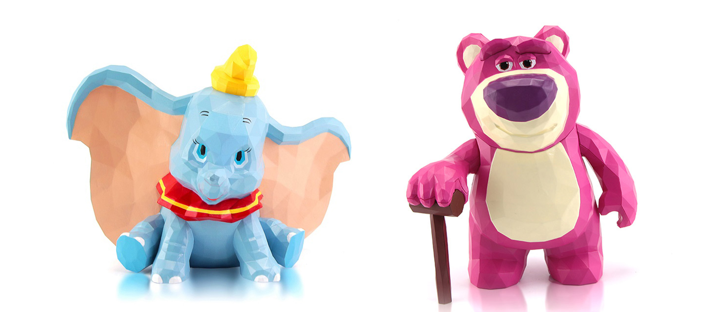 千值练 POLYGO《小飞象》小飞象丹波、《玩具总动员》草莓熊劳苏 - 拆盒