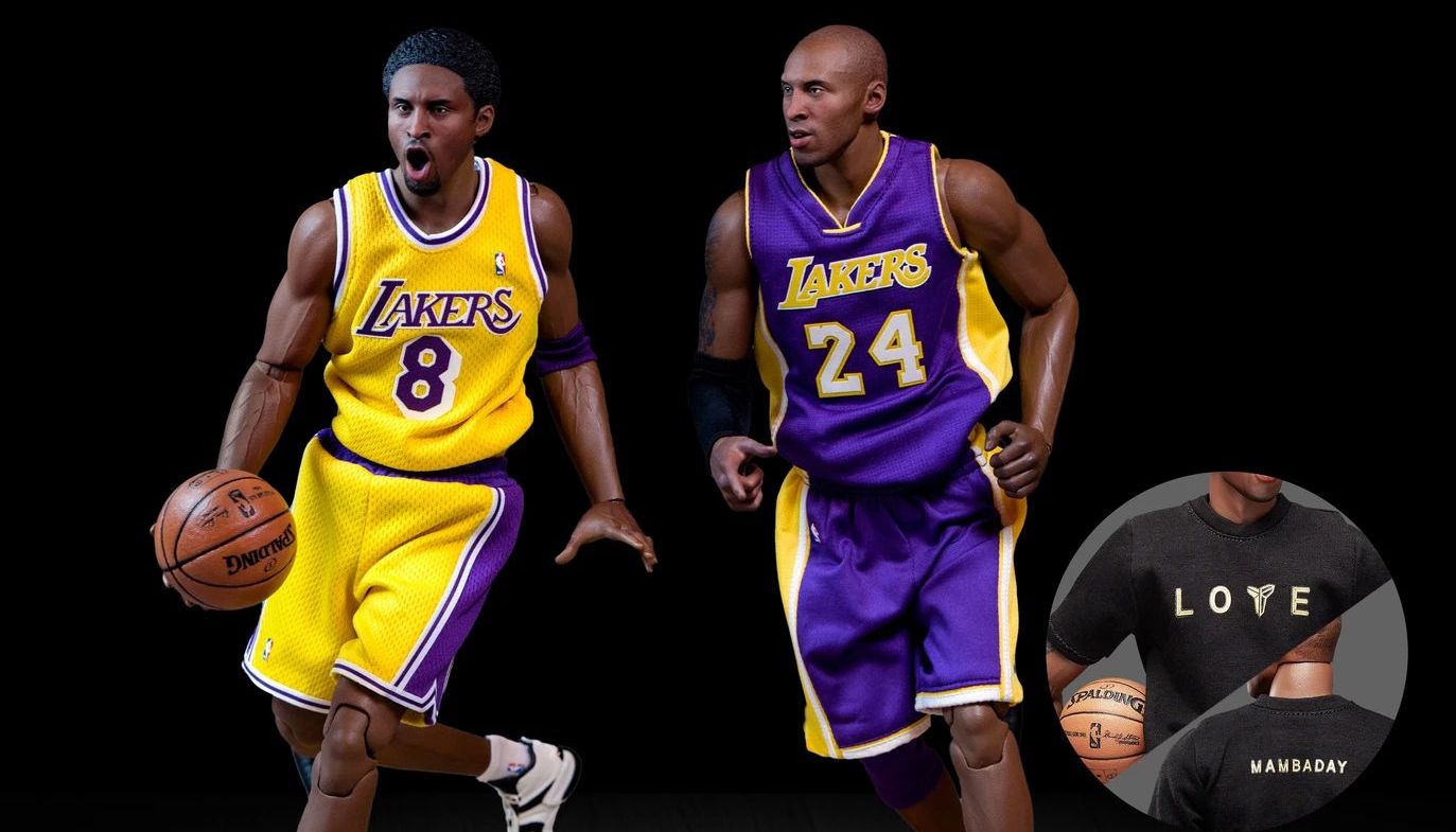 EnterBay NBA篮球巨星 KOBE BRYANT 蜡像级人偶小升级再版 - 拆盒