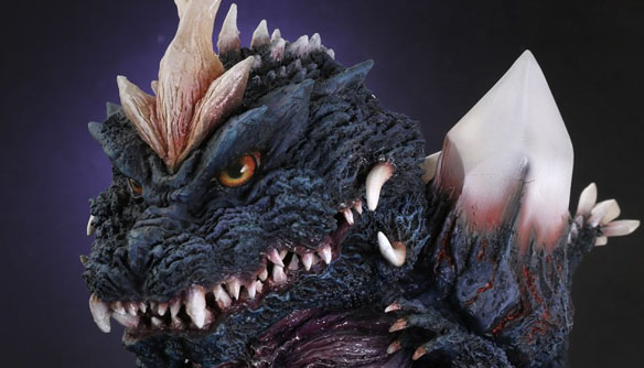 X-PLUS《哥斯拉VS太空哥斯拉》太空哥斯拉Q版公仔 - 拆盒