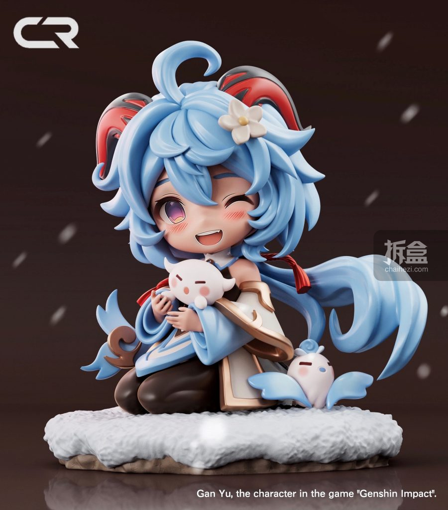 CR STUDIO 原神系列第一弹Q版甘雨米哈游手游同人手办 - 拆盒