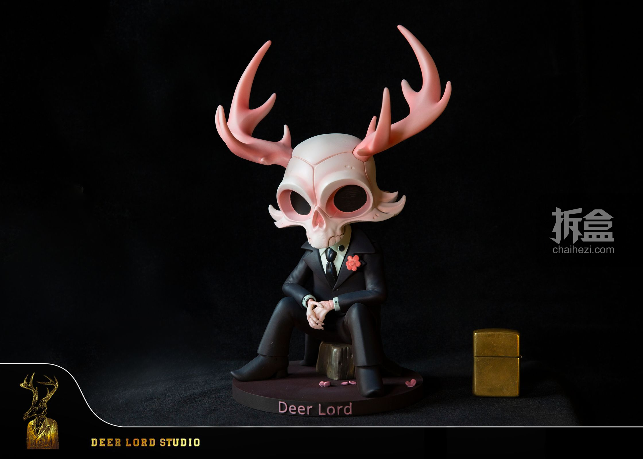 DEER LORD STUDIO木麓以太 小七 克苏鲁30CM潮玩手办 - 拆盒