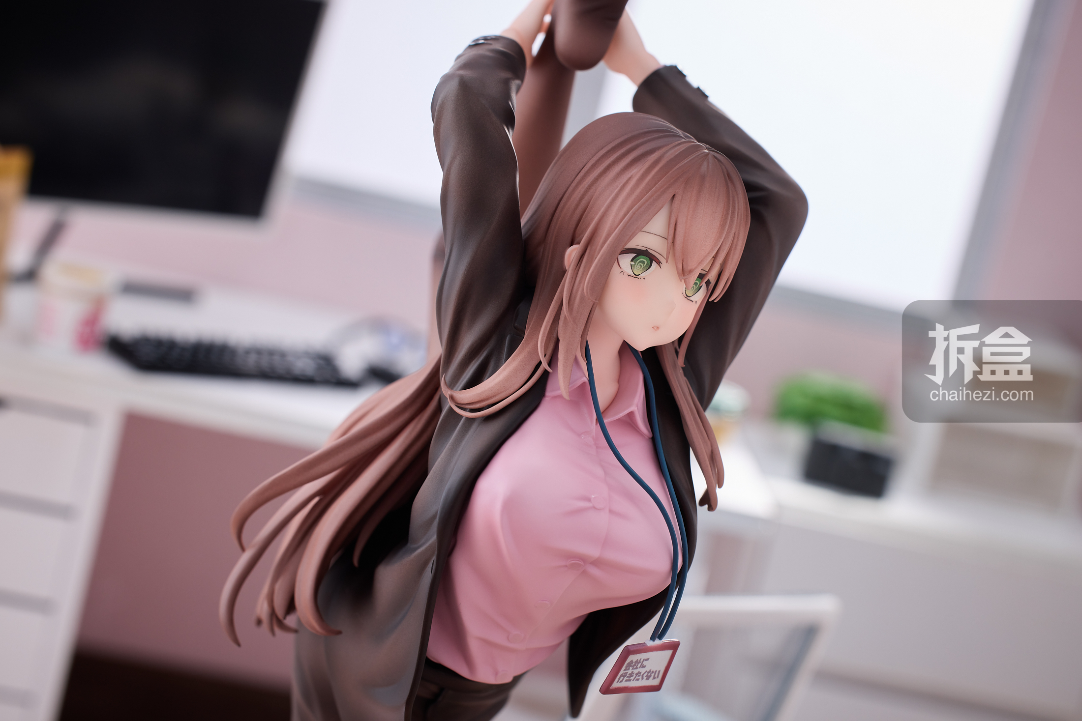 MAGI ARTS 大嘘不想上班的OL酱白粉衣1/6日系少女手办 - 拆盒