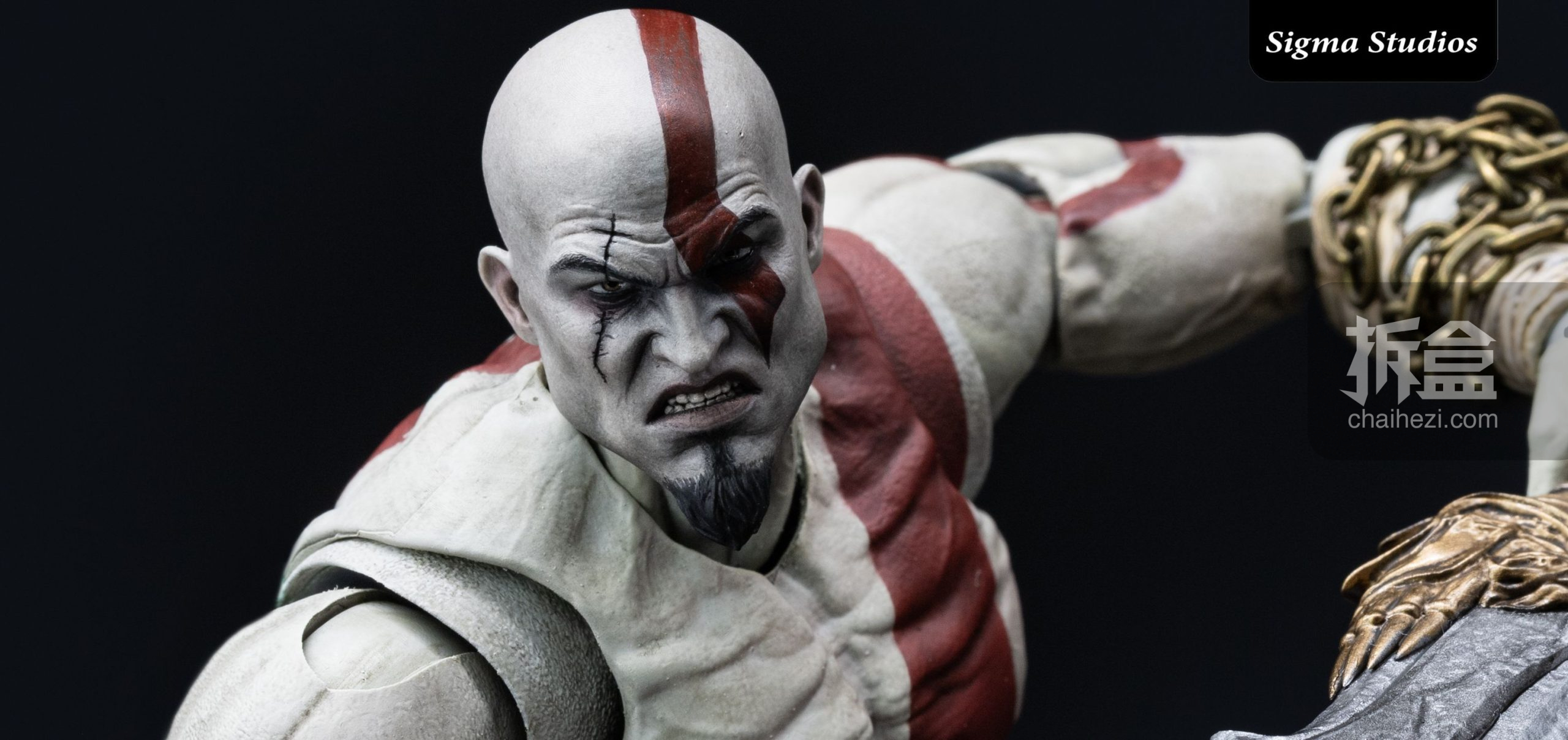 SIGMA STUDIOS GODSLAYER 弑神者 战神 奎托斯 同人 1/12 6寸可动人偶 - 拆盒