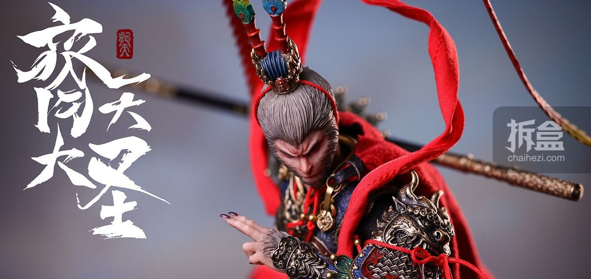 龙天LONGTIAN 古华系列 齐天大圣 孙悟空 黑神话悟空 1/12 6寸可动人偶 - 拆盒