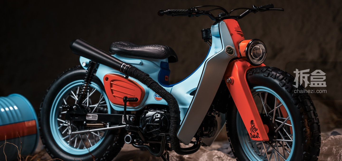 Trickyman12湾石油SCRAMBLER摩托车CULF 1/6人偶配件 - 拆盒